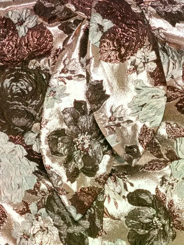 Elie Saab Floral-brocade Sleeveless Top