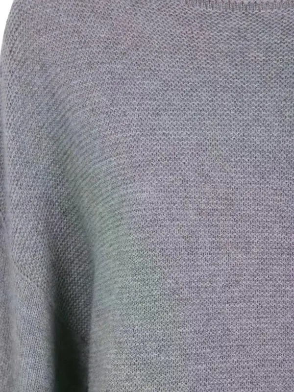 Emporio Armani Fine-knit Drop-shoulder Sweater