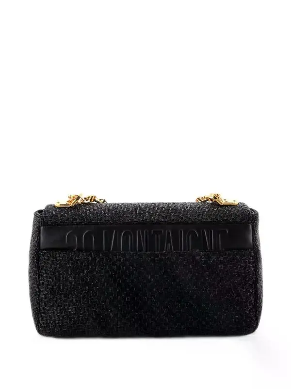Dior Caro Bag Beaded Leather Medium Crossbody Bag