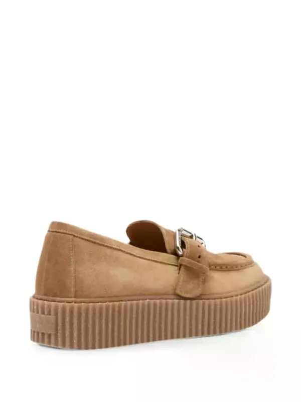Max Mara Split-leather Loafers
