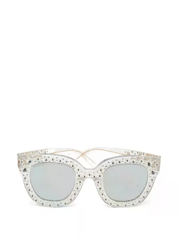 Gucci Star Crystal Cat-eye Sunglasses