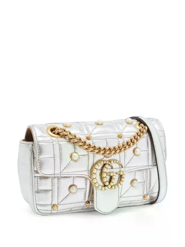 Gucci Small Gg Marmont Matelassé Shoulder Bag