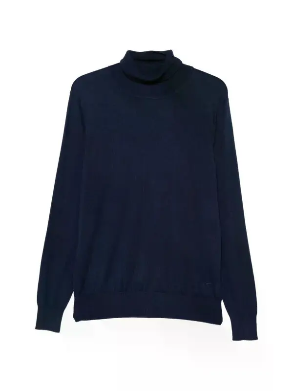 Aspesi Roll-neck Sweater - Blue