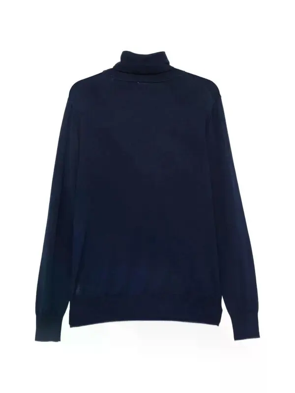 Aspesi Roll-neck Sweater - Blue