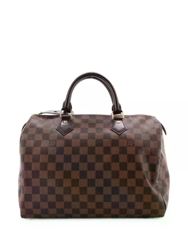 LOUIS VUITTON Speedy Handbag Damier 30 Satchel
