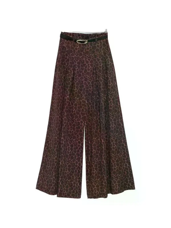 Imperial Leopard-print Palazzo Trousers