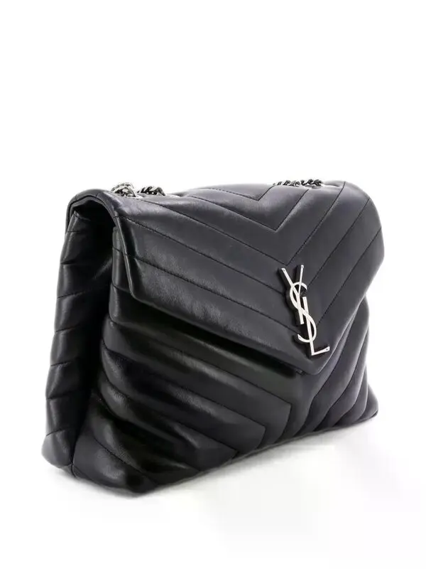 Saint Laurent Loulou Matelasse Chevron Leather Medium Shoulder Bag