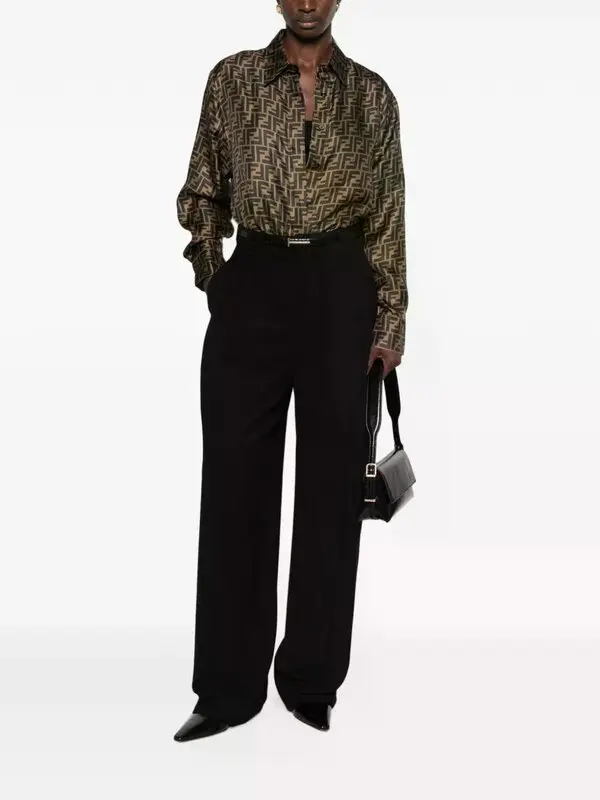 Fendi Logo-pattern Shirt