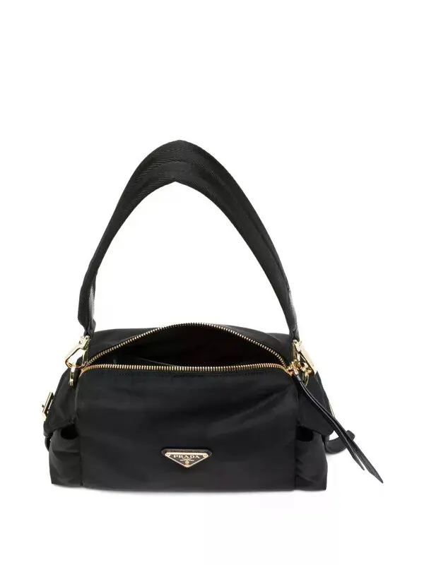 Prada Logo-plaque Shoulder Bag