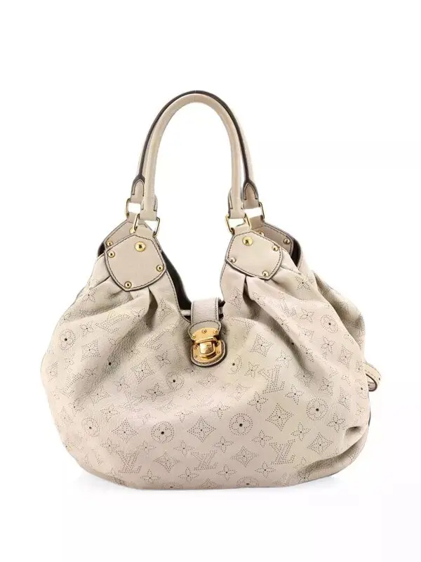 LOUIS VUITTON Xl Mahina Leather Hobo Bag