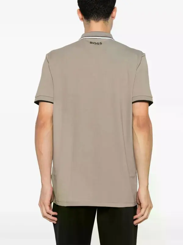 BOSS Logo-embroidered Polo Shirt