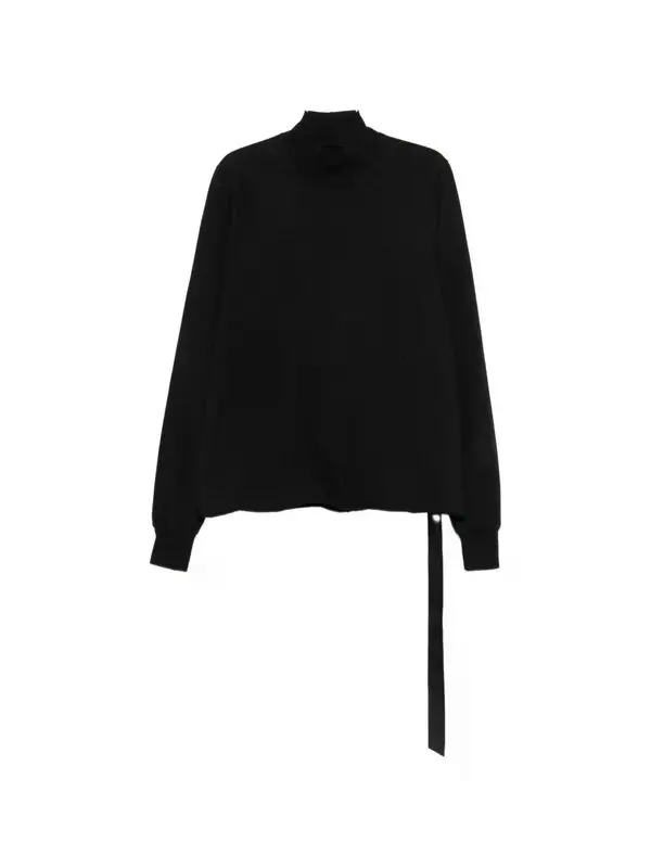 Rick Owens High-neck Cutout Sweater