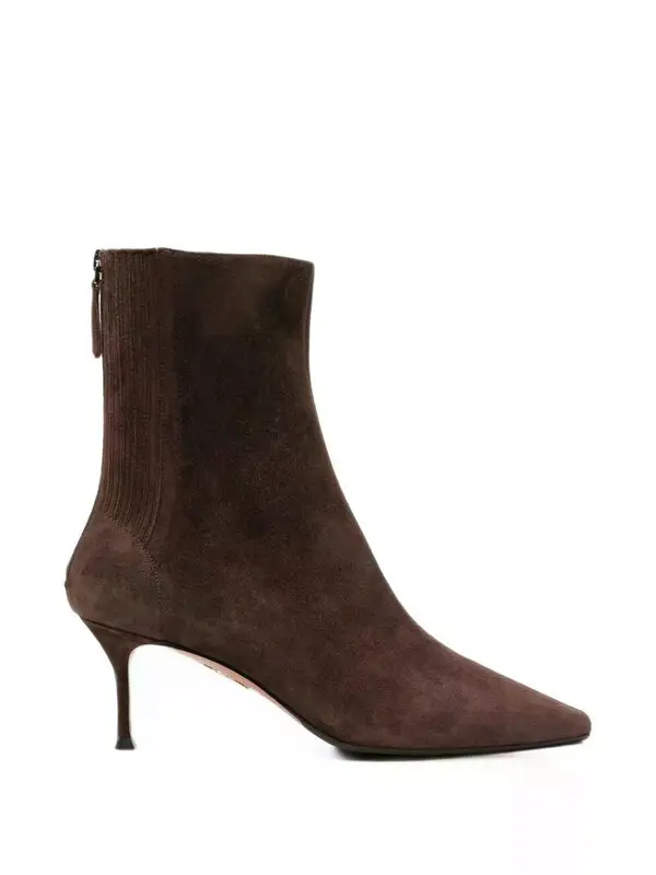 AQUAZZURA Saint Honoré Suede Ankle Boots