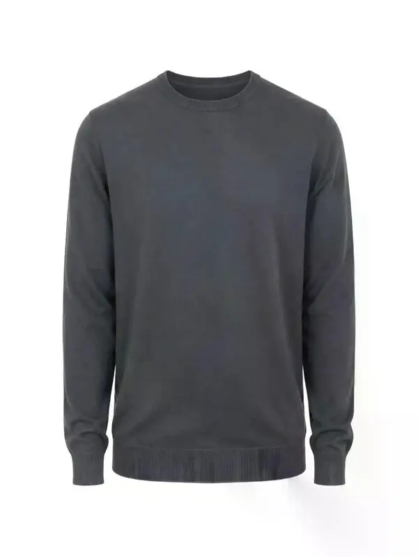 FILERIA Crew-neck Long-sleeve Sweater - Grey