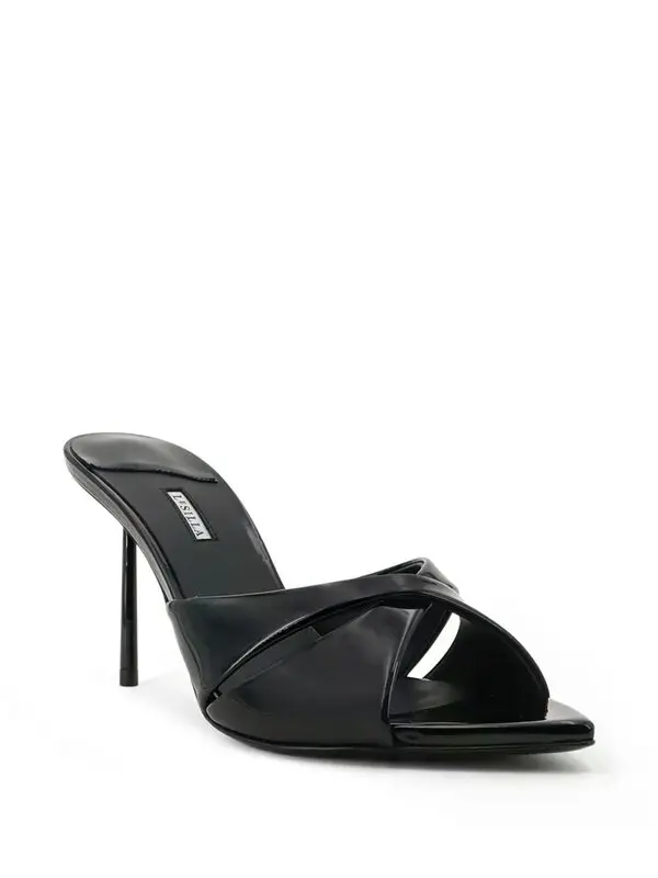 LE SILLA Shirley Crossover Patent-finish Sandals