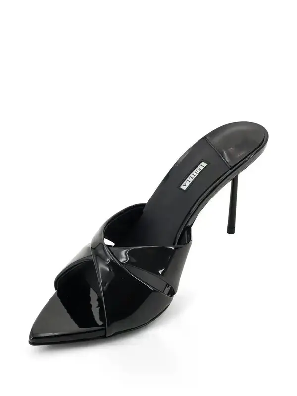 LE SILLA Shirley Crossover Patent-finish Sandals