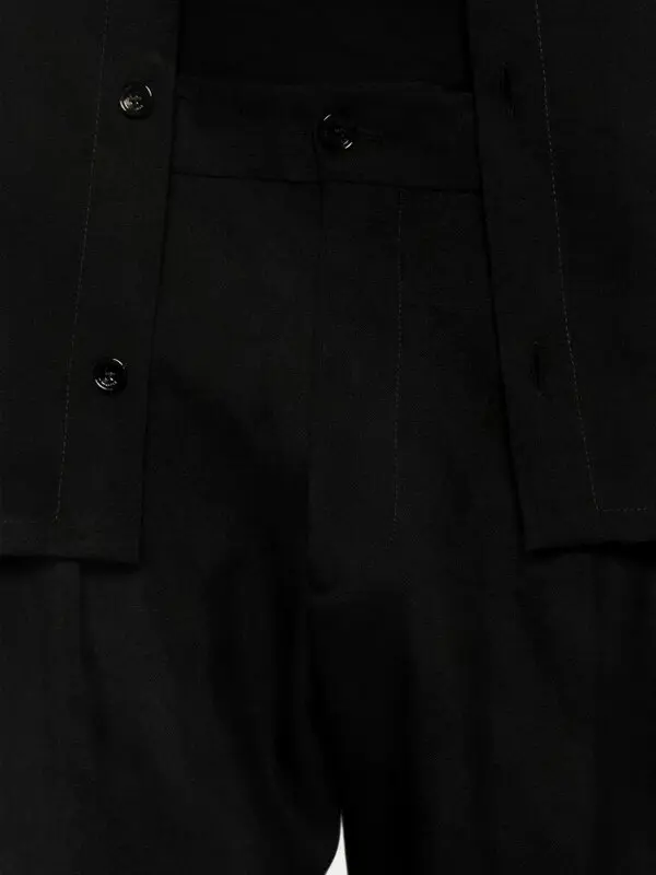 BE ABLE Pleated Wool Trousers