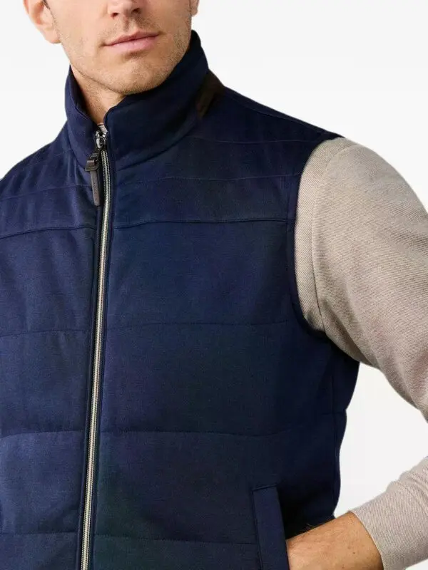 HACKETT LONDON Quilted Pique Waistcoat