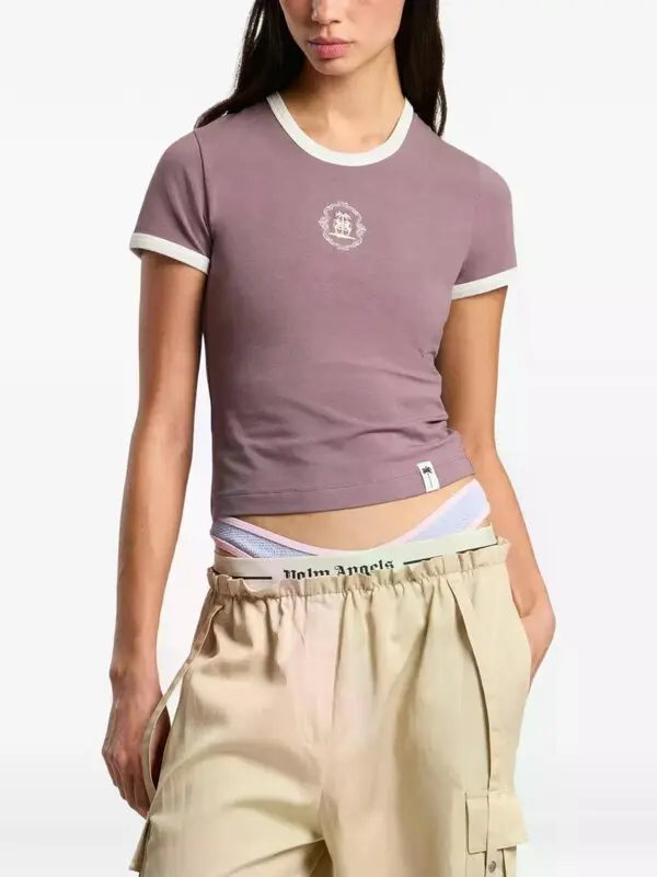 Palm Angels Lions Herald T-shirt - Purple