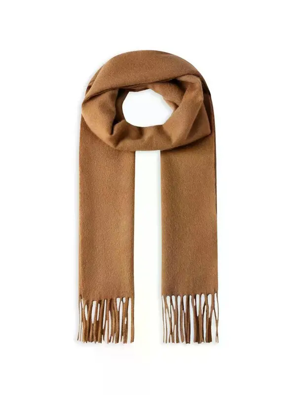 HACKETT LONDON Fringed Cashmere Scarf