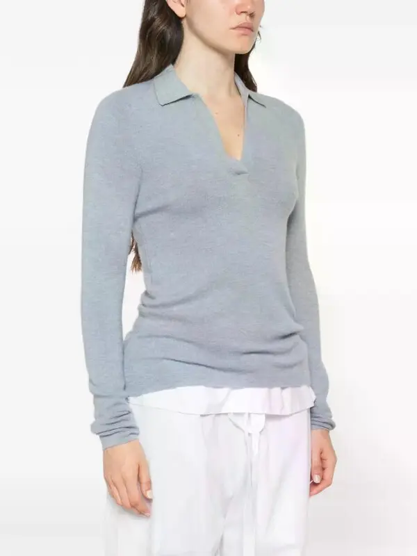 Eric Bompard Fine-knit Spread Collar Jumper