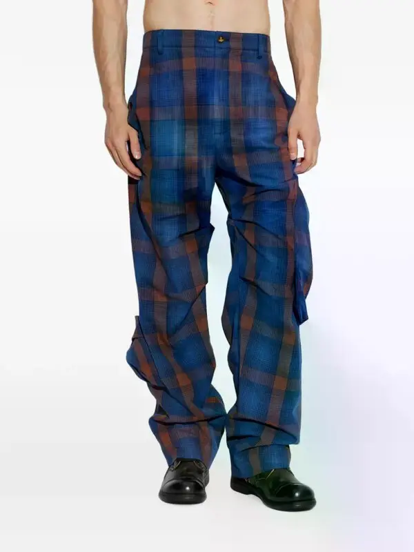 VIVIENNE WESTWOOD Achilles Check-pattern Trousers
