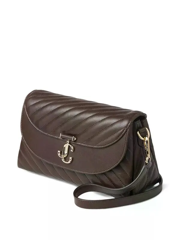 JIMMY CHOO Curve Leather Shoulder Bag