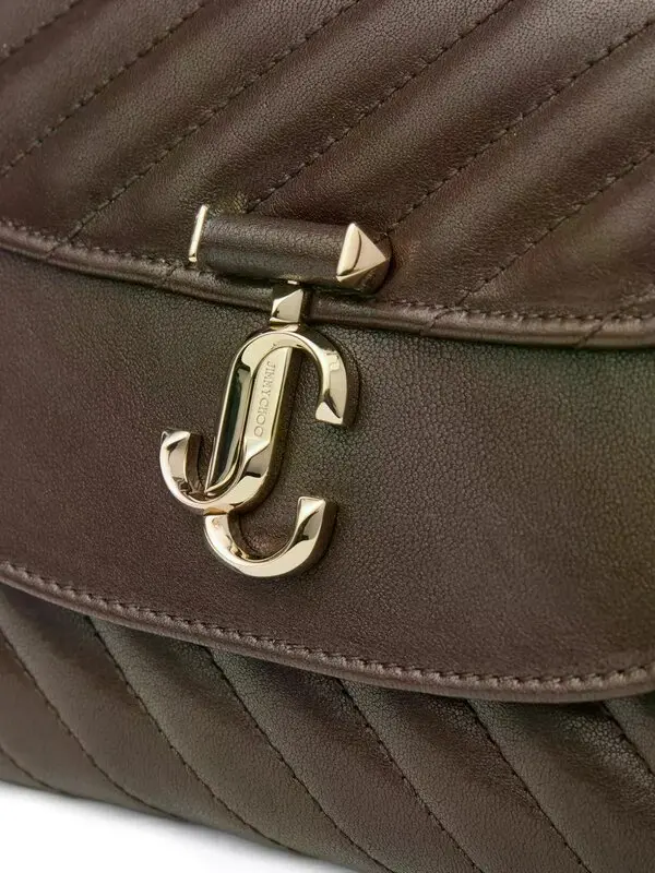 JIMMY CHOO Curve Leather Shoulder Bag