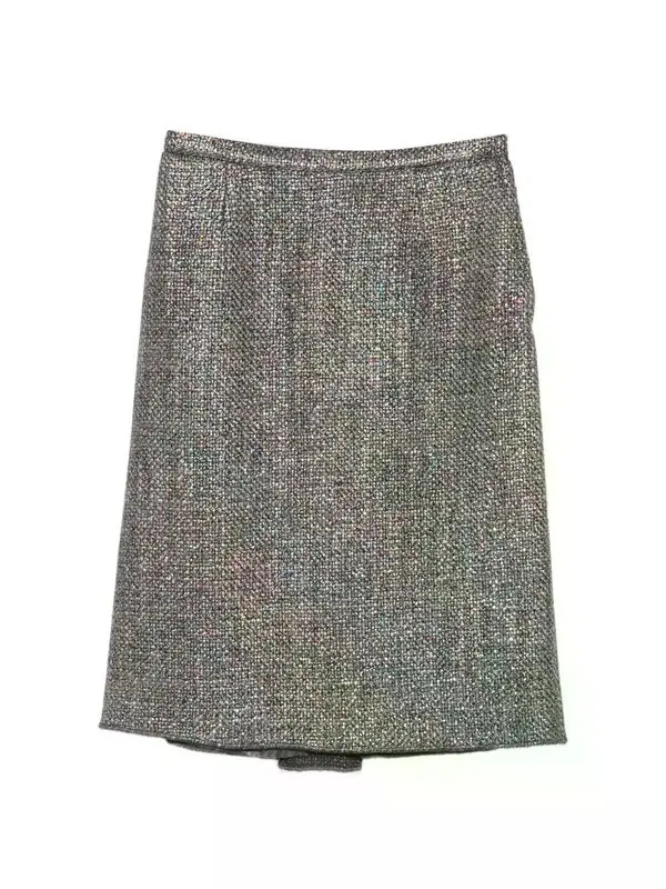 Miu Miu Tweed Midi Skirt