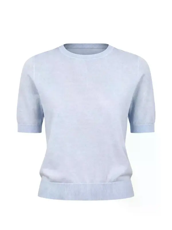 SOLOCASCMIR Short-sleeve Cashmere Sweater