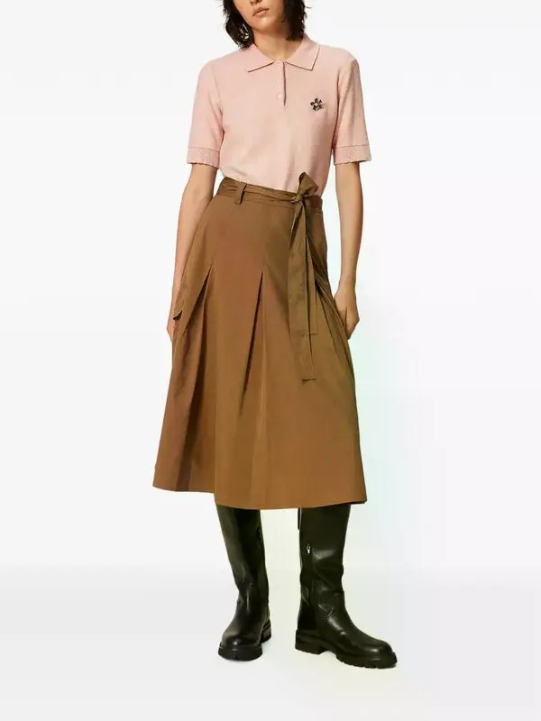 TWINSET Midi Skirt With Cargo Pockets
