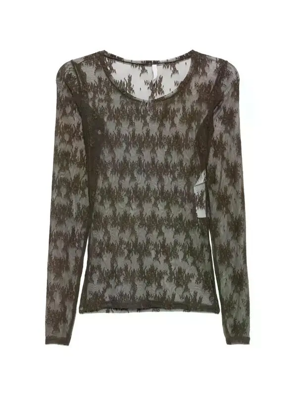 Imperial Floral Lace Long Sleeve Top