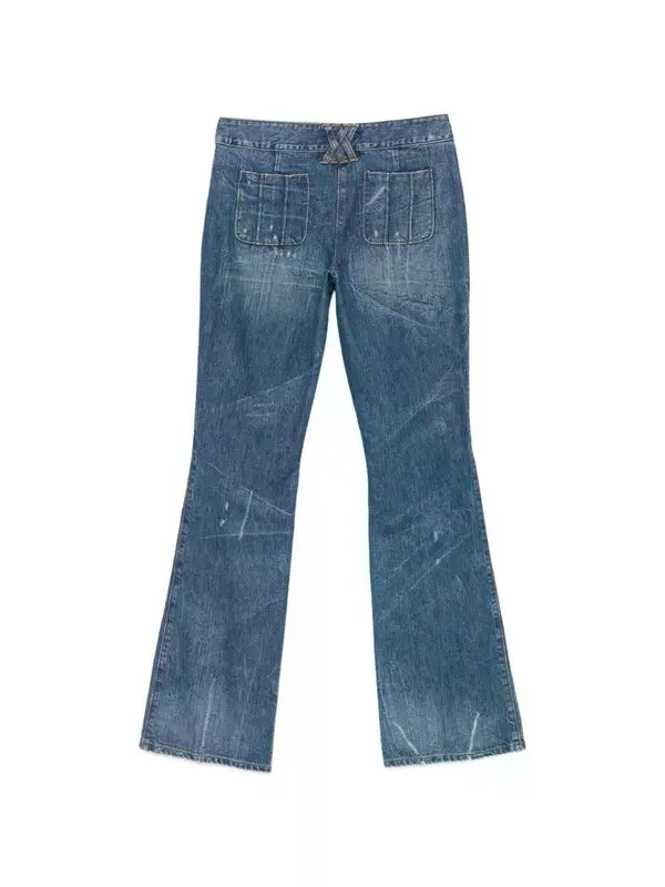 Dolce & Gabbana 2000s Panelled Flared Jeans