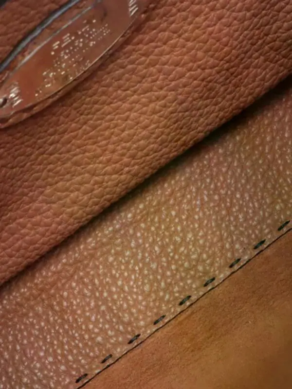 Fendi 2000-2015 Medium Leather Selleria Peekaboo Iconic Satchel