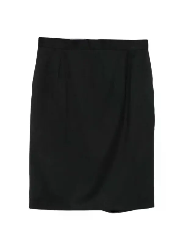 Versace 2000s Medusa-head-button Skirt