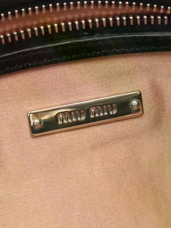 Miu Miu 2010-2026 Matelasse Nappa Crystal Chain Satchel