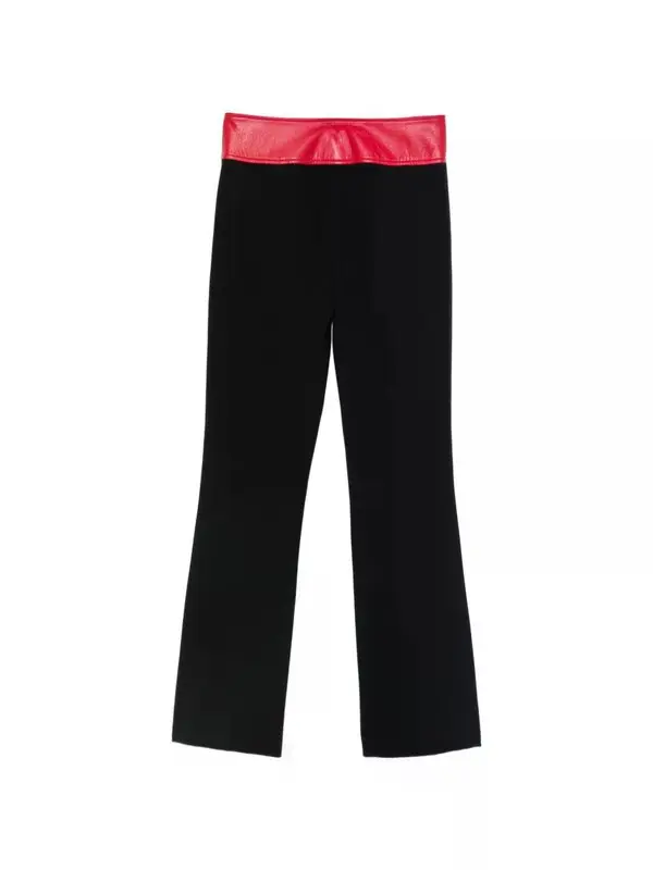 Dolce & Gabbana 2000s Contrast-waistband Trousers