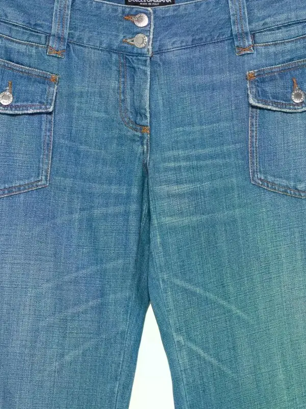 Dolce & Gabbana 2000s Pocket-detail Jeans