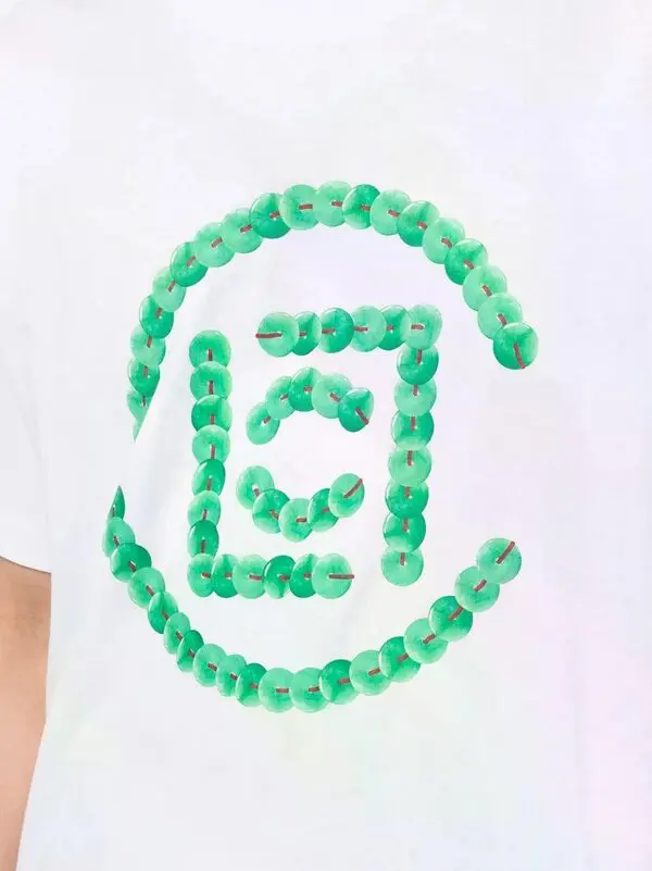 CLOT Button-logo Short-sleeve T-shirt