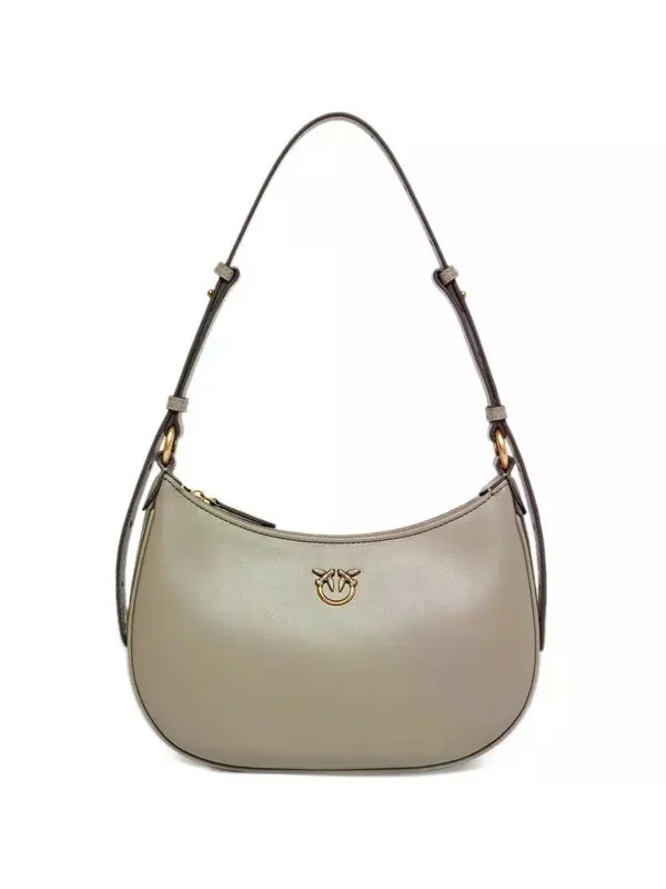 Pinko Love Half Moon Shoulder Bag - Neutrals