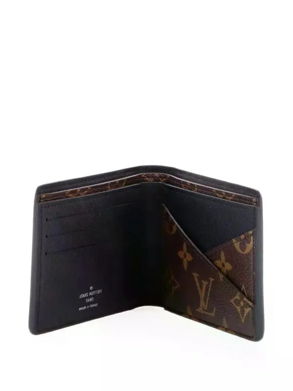 LOUIS VUITTON Multiple Wallet Macassar Monogram Canvas Small Wallets