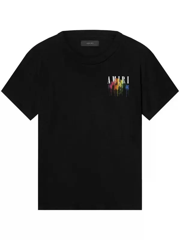 Amiri Drip Cotton-jersey T-shirt