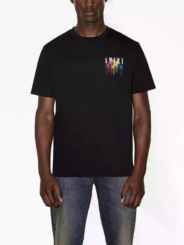 Amiri Drip Cotton-jersey T-shirt