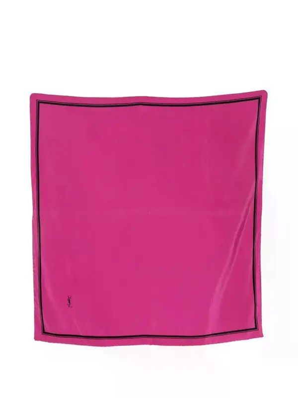 Saint Laurent 1990s Logo-print Scarf