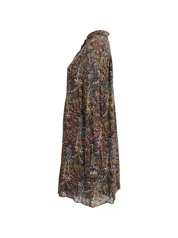 Saint Laurent 2023 Floral Paisley Tunic Mini Dress