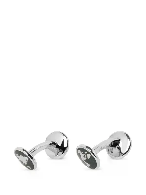 HACKETT LONDON Globe Cufflinks - Silver