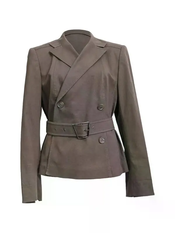 Akris Belted Double-breasted Jacket