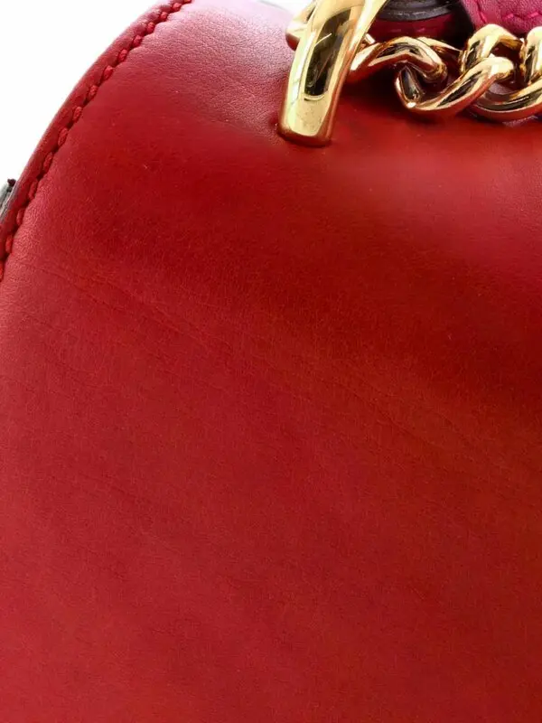 Gucci Padlock Gg Coated Canvas And Leather Medium Shoulder Bag