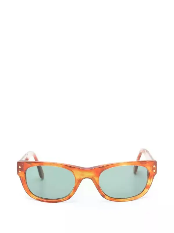 Saint Laurent 1990s Theophane Sunglasses - Brown