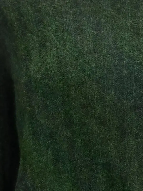ALLUDE Cable-knit Crew-neck Sweater